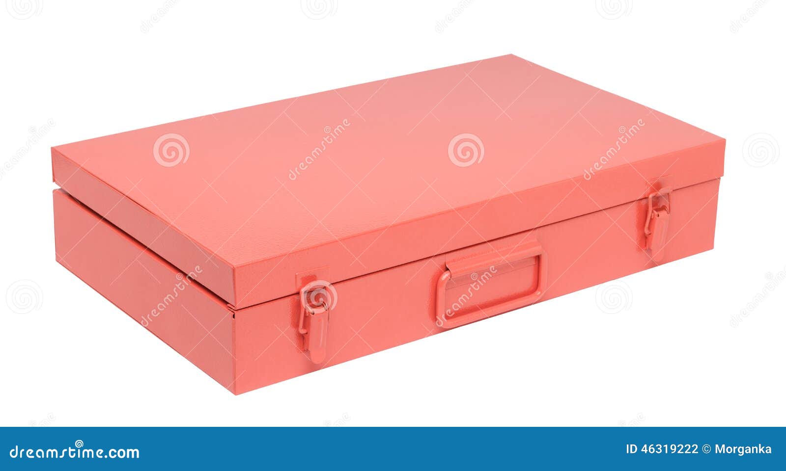 Orange toolbox stock photo. Image of iron, building, case - 46319222