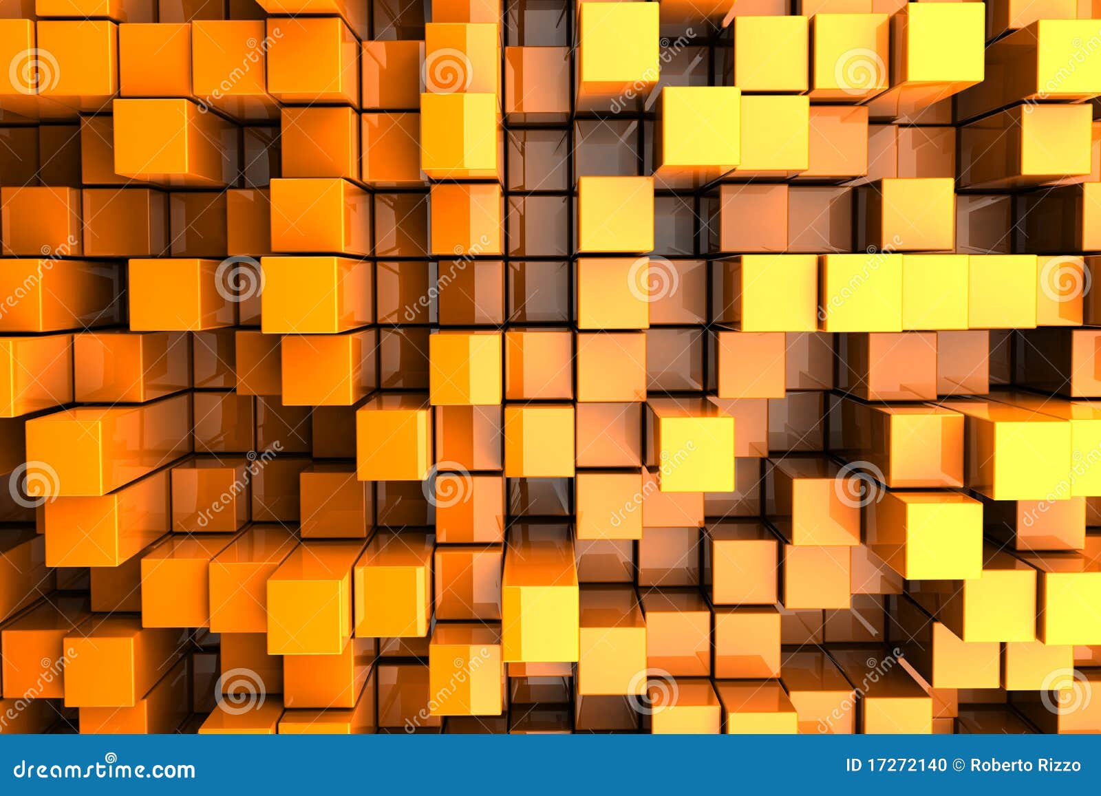 Orange Towers stock illustration. Illustration of geometric - 17272140