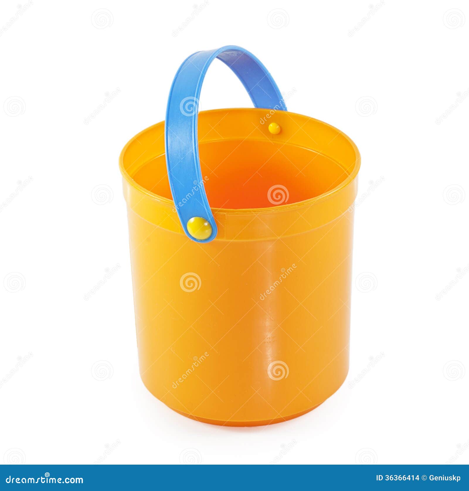 Orange toy small bucket stock photo. Image of container - 36366414