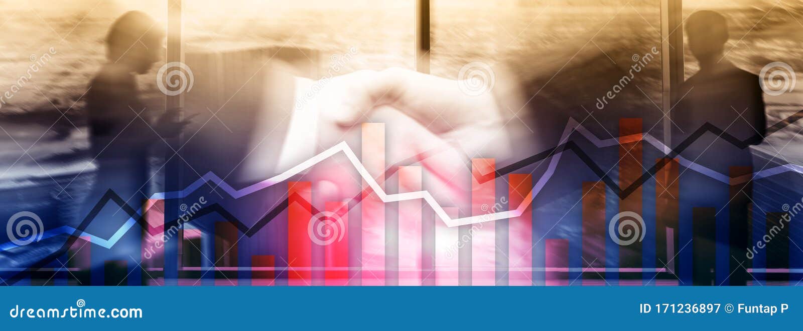 Orange Trading Charts. Stock Exchange Concept. Stock Image - Image of ...