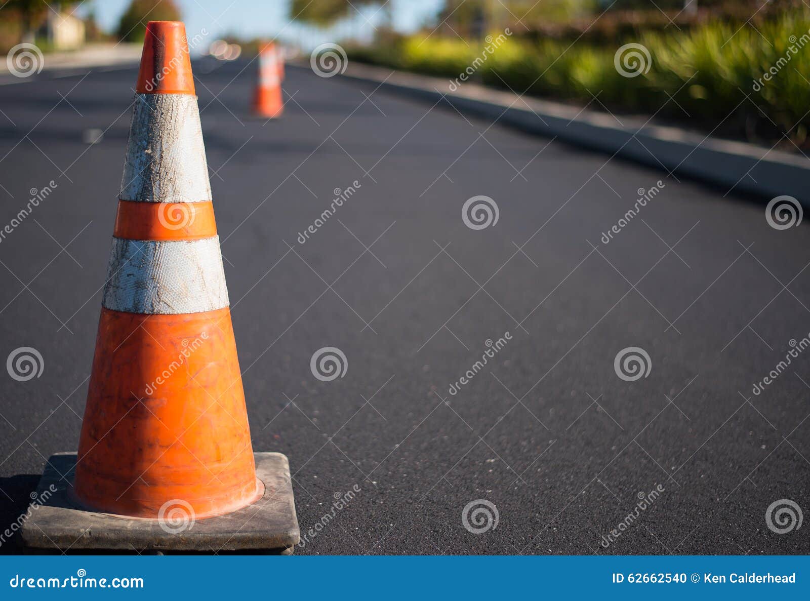 Orange Traffic Cone stock photo. Image of equipment, cones - 62662540