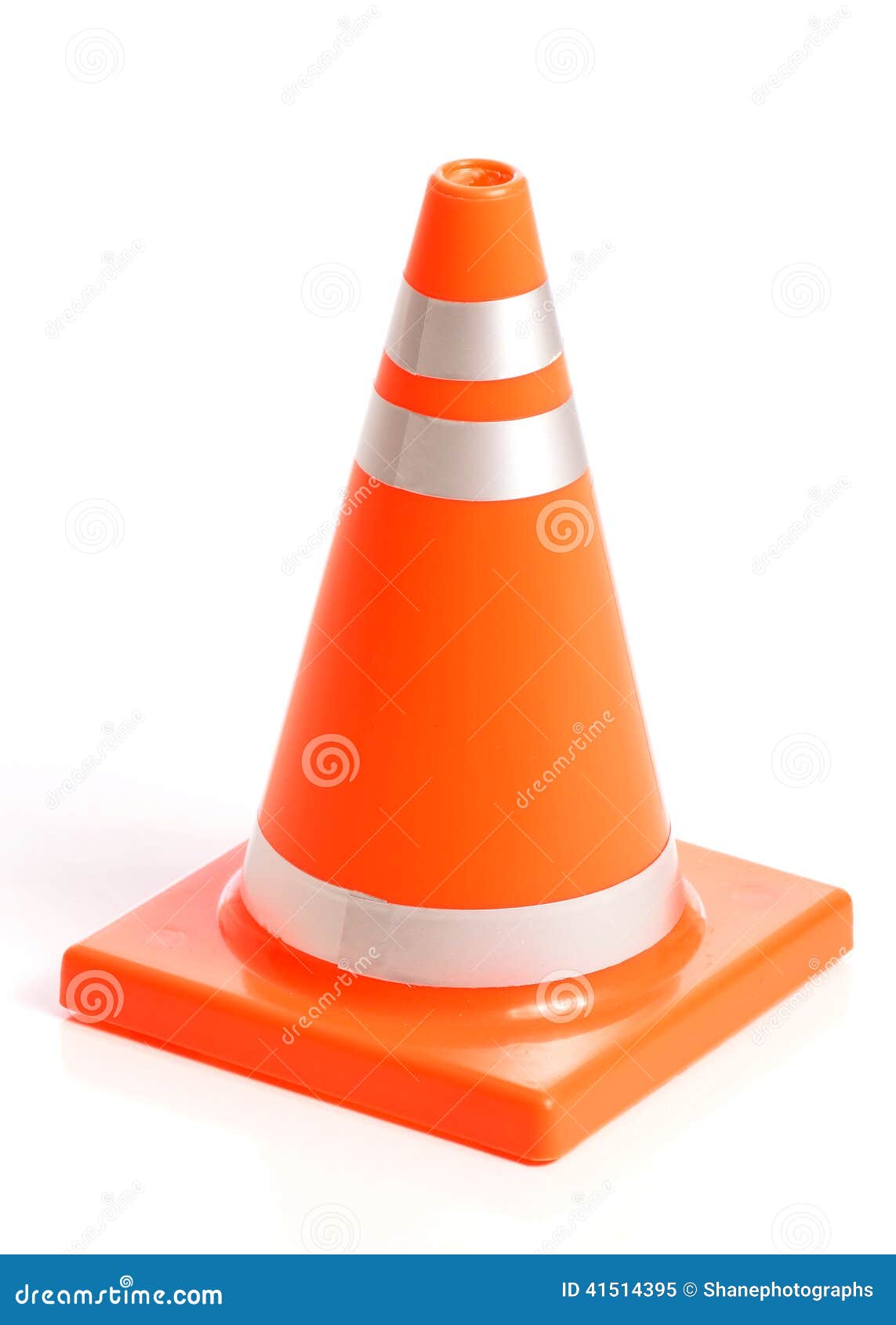 Orange Traffic Cone stock image. Image of orange, macro - 41514395