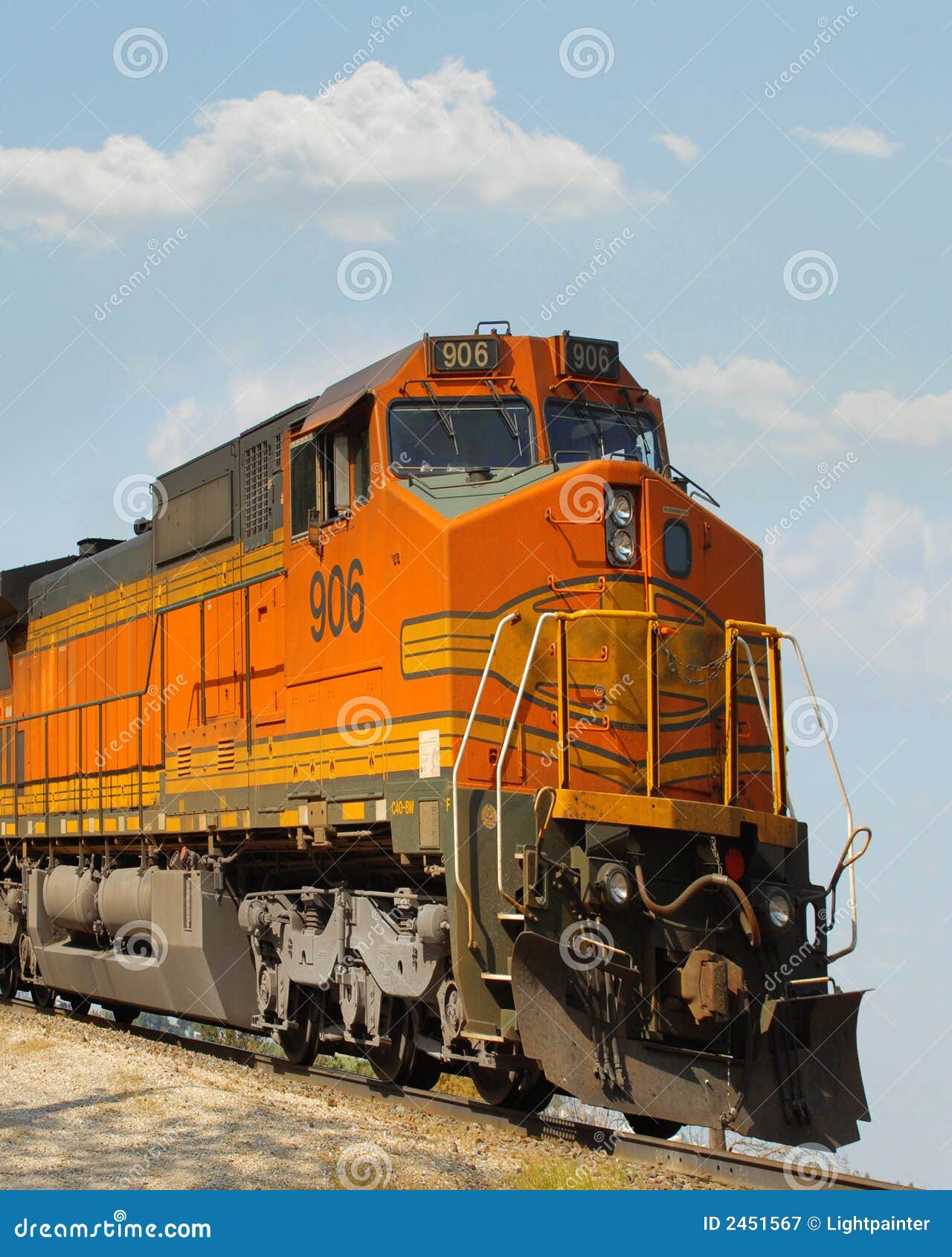 Orange Train Royalty Free Stock Photography - Image: 2451567