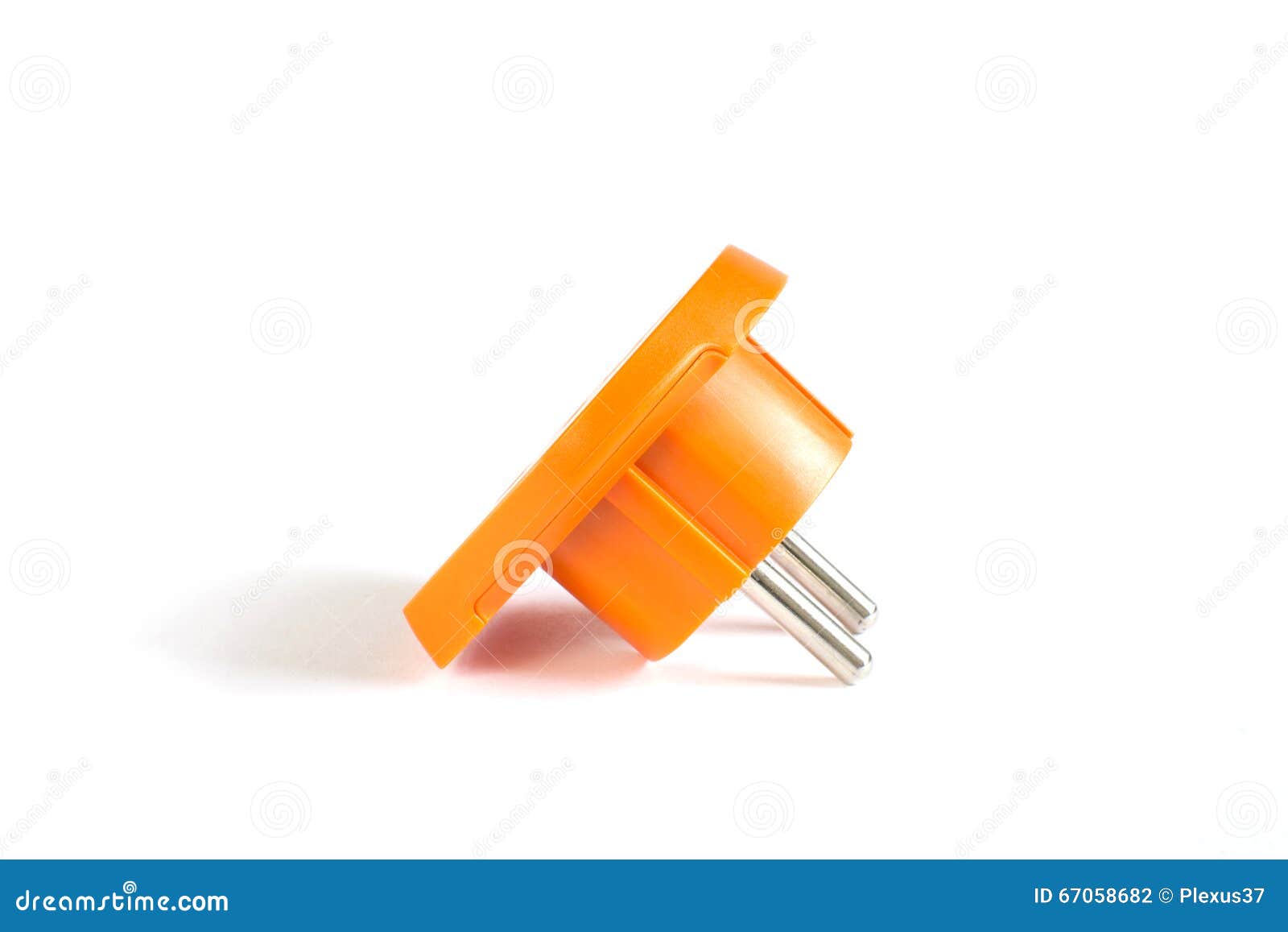 Orange Travel Plug Multi Adapter Stock Photo - Image of europe, adapter ...