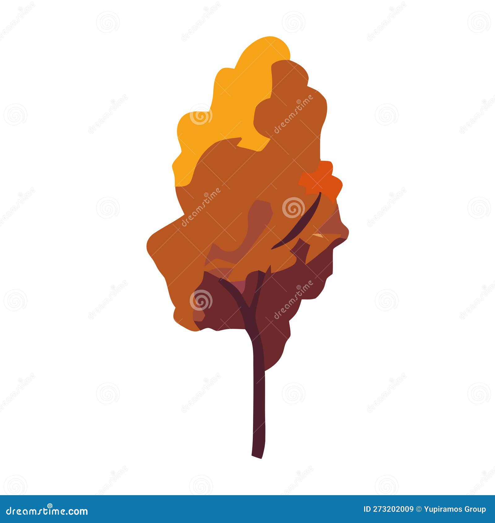 Orange tree design stock vector. Illustration of natural - 273202009