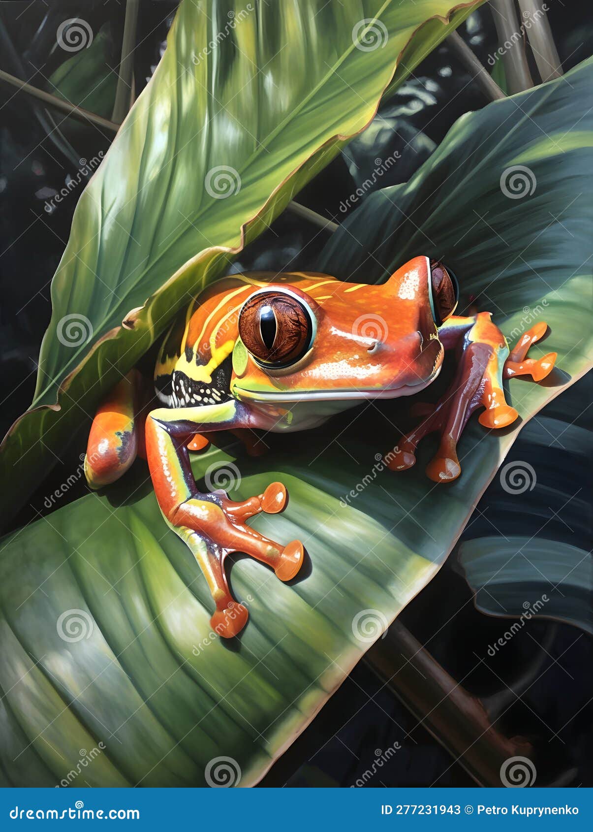 Orange Tree Frog