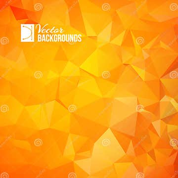 Orange triangle stock vector. Illustration of pattern - 29804092