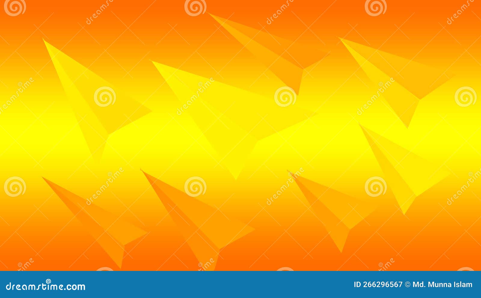 Orange Triangle Polygon Gradient. Element of Color Stock Illustration ...