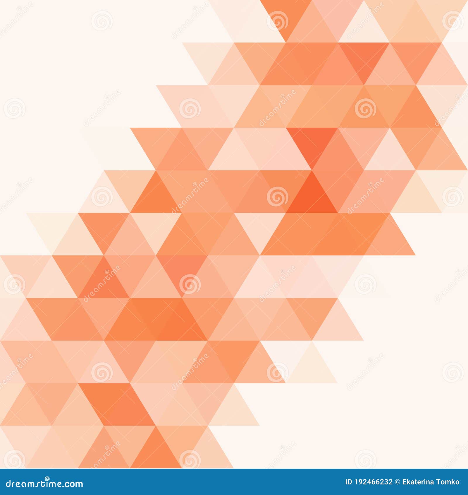 Orange Triangular Abstract Background. Vector Layout for Advertising ...