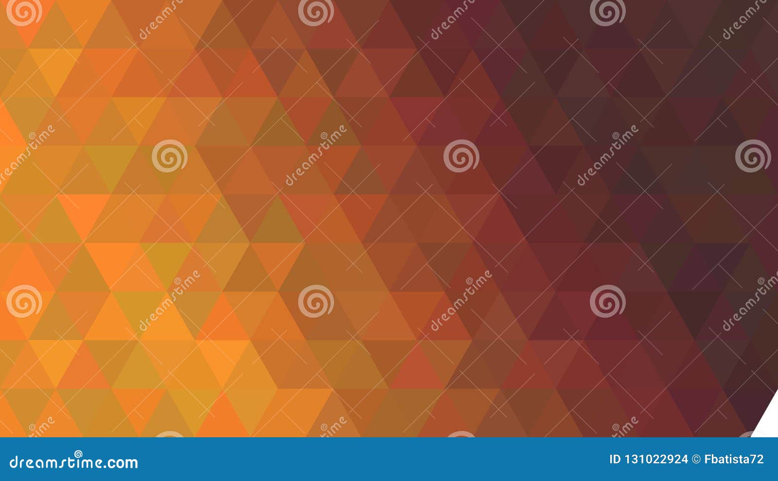 Orange Triangular Low Poly, Mosaic Pattern Background, Vector ...