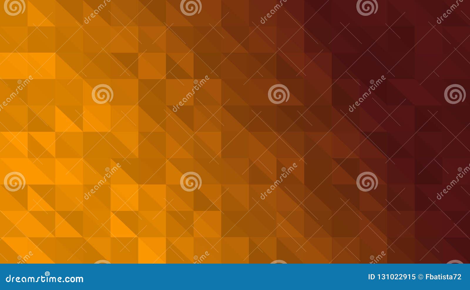 Orange Triangular Low Poly, Mosaic Pattern Background, Vector ...