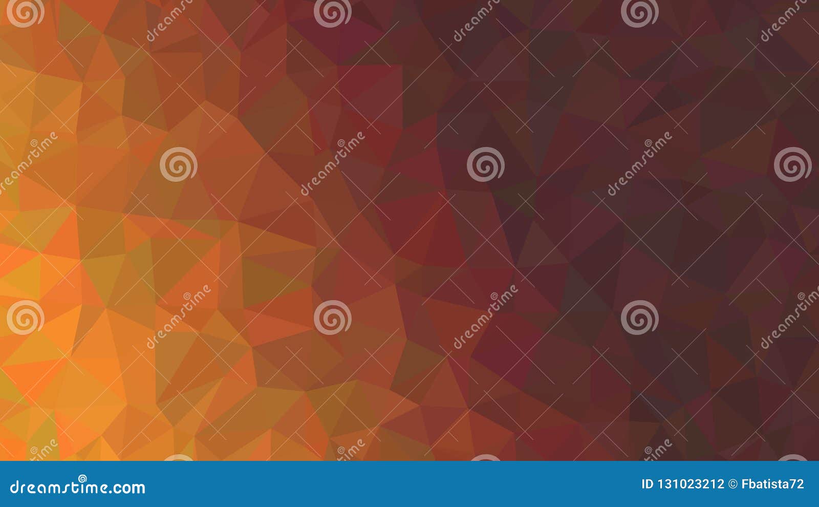 Orange Triangular Low Poly, Mosaic Pattern Background, Vector ...