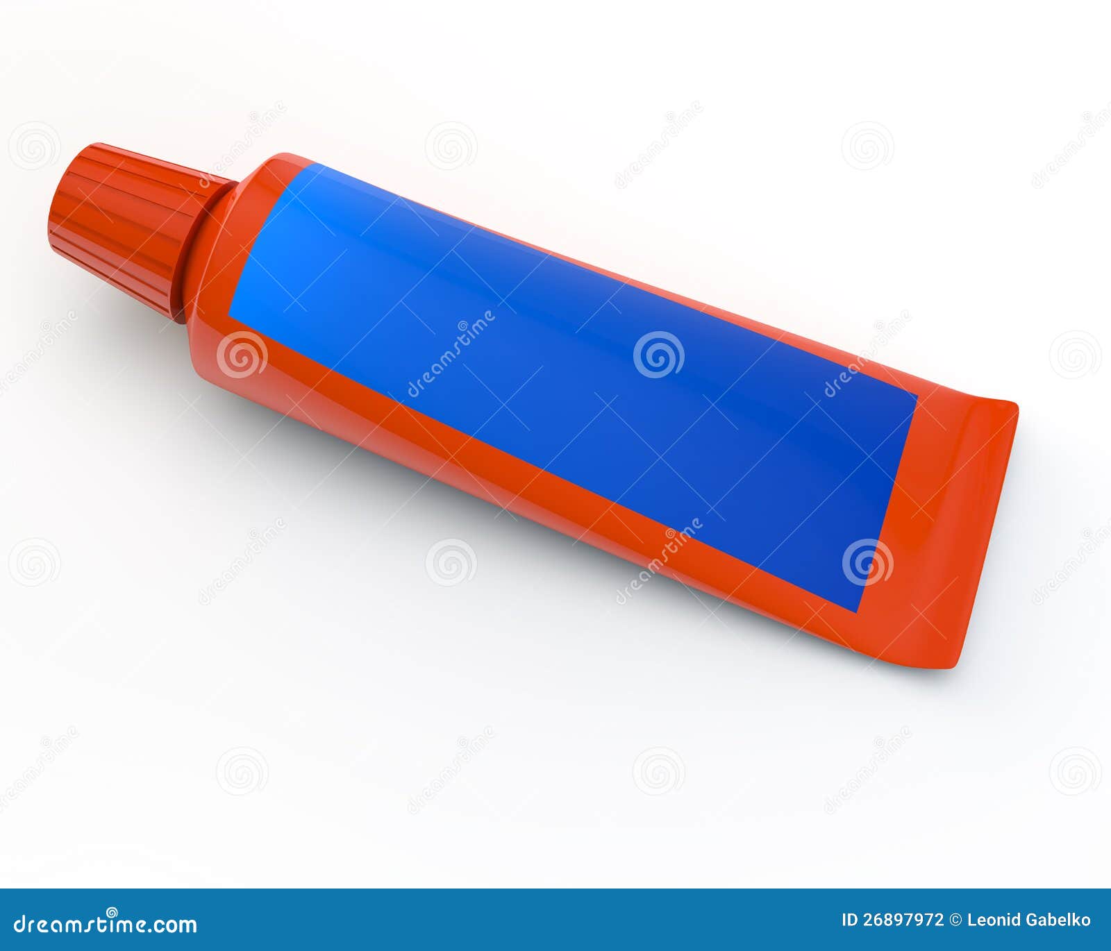 Orange tube stock illustration. Illustration of moisturizer - 26897972