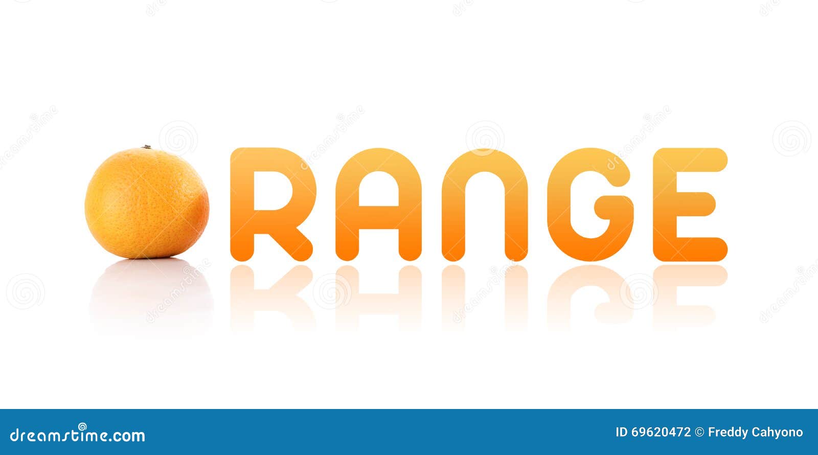 Orange - typography design stock photo. Image of concept - 69620472