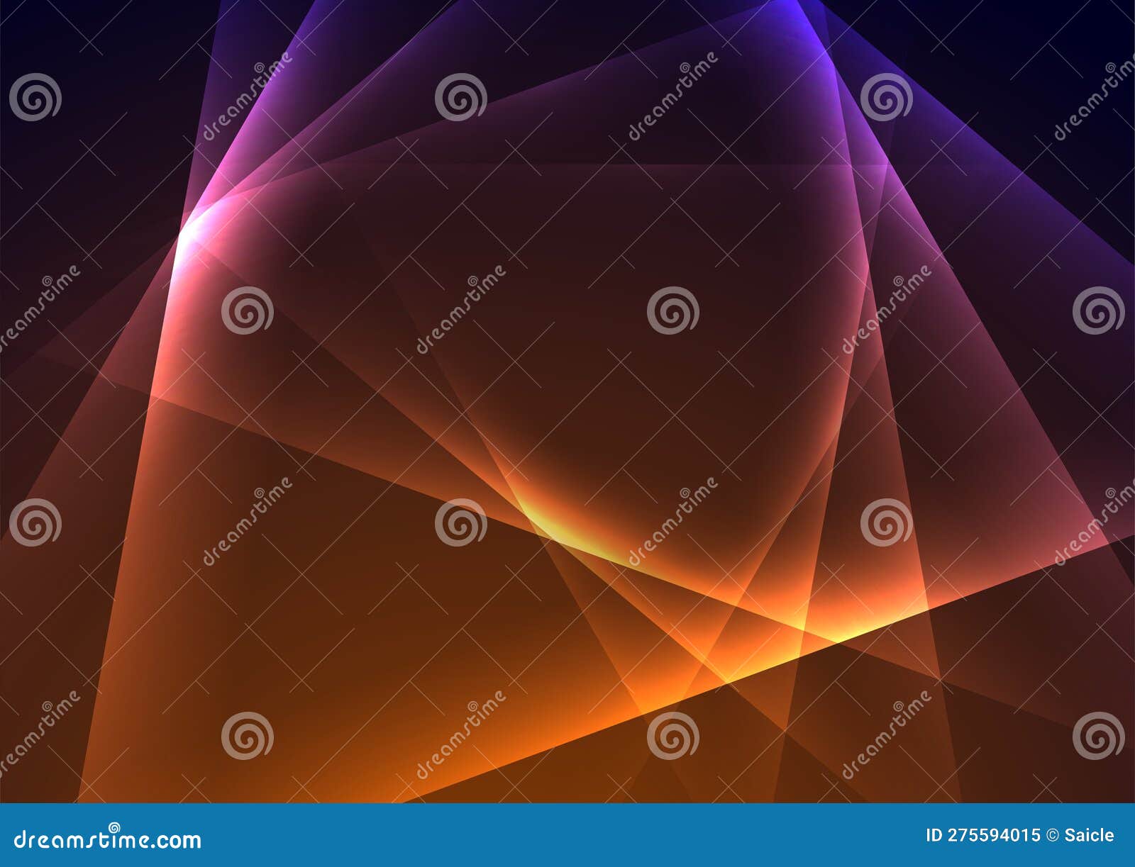 Orange and Violet Neon Glowing Abstract Background Stock Vector ...