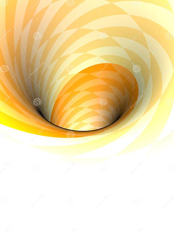 Orange Vortex Background with Place for Text Stock Illustration ...