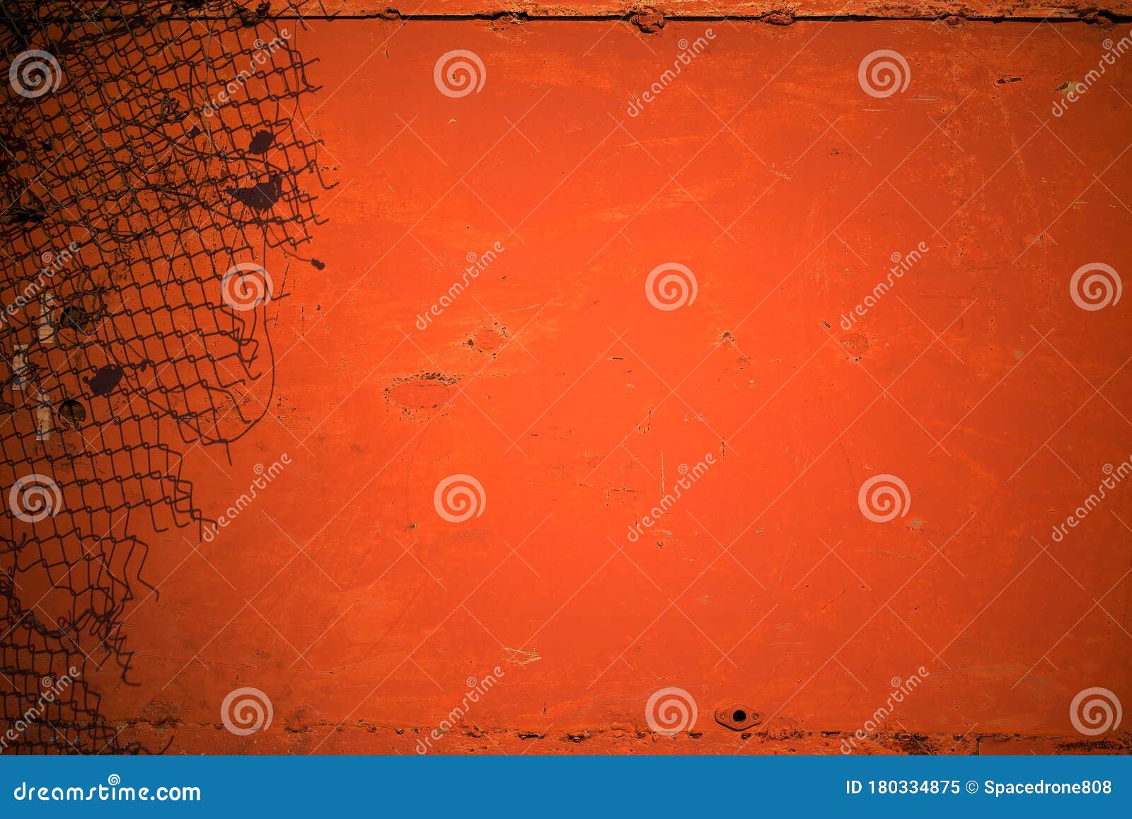 Orange Wall Freed from Prison Steel Wire Background Stock Image - Image ...