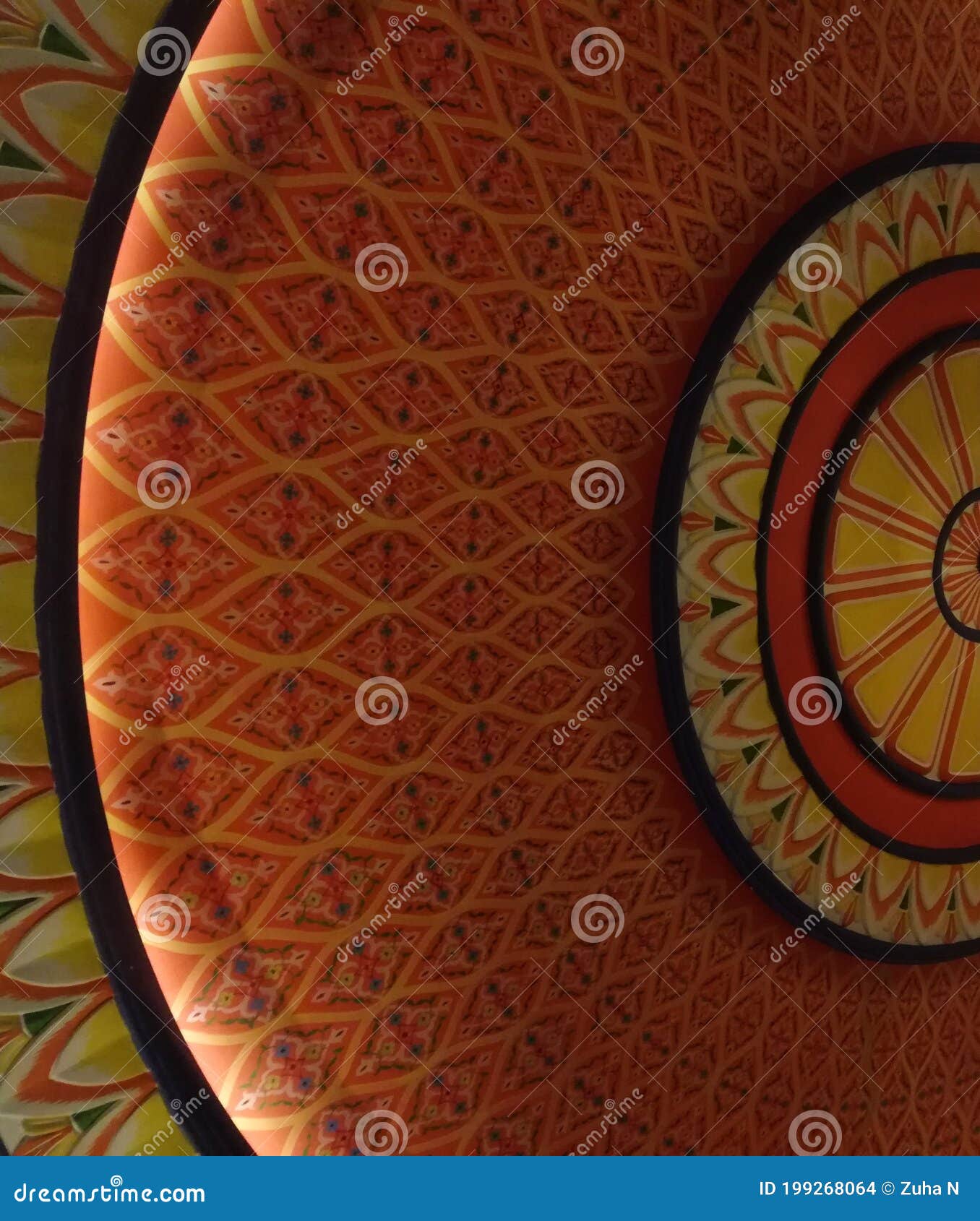 Orange wall pattern design stock photo. Image of yellow - 199268064