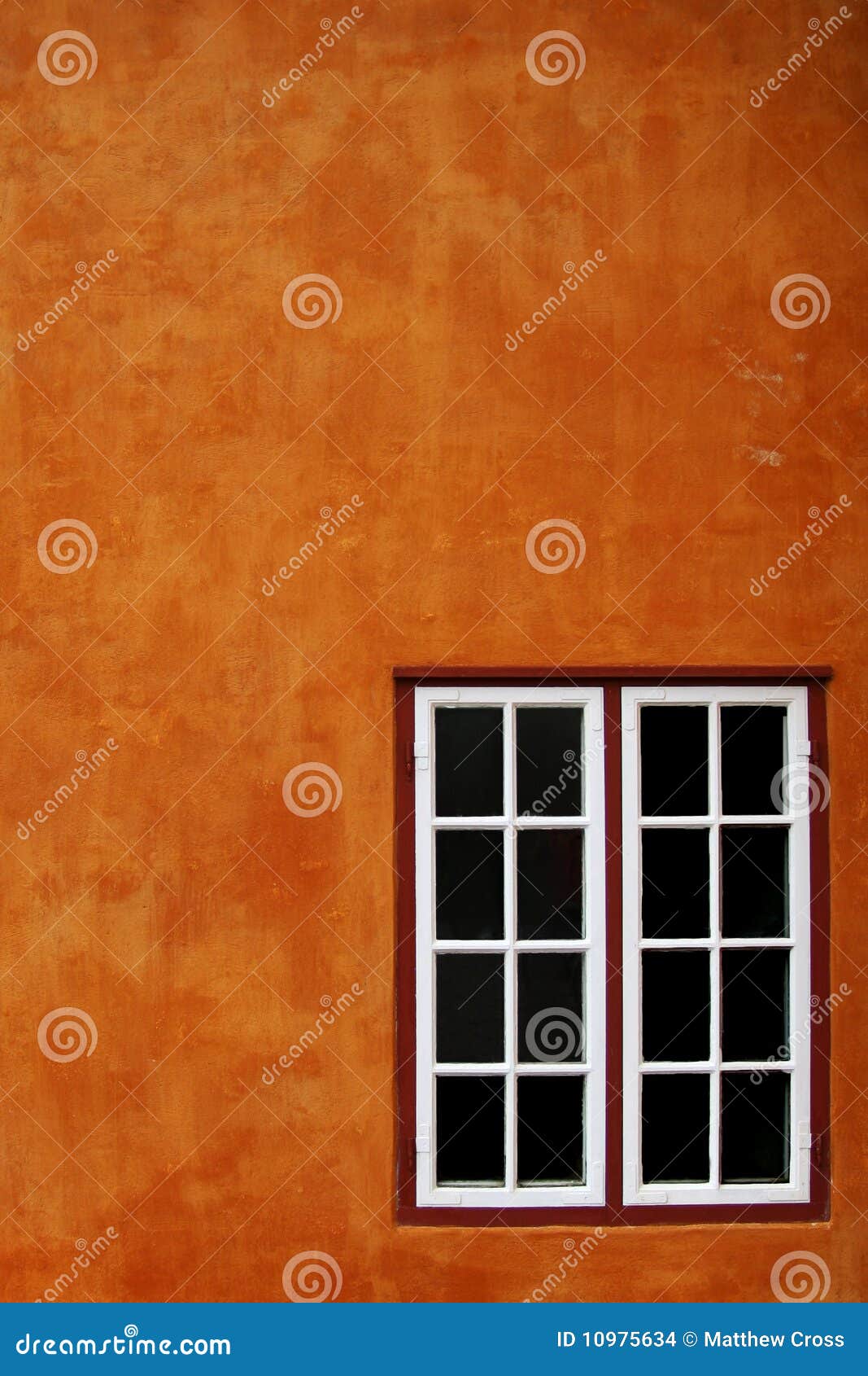 Orange wall and window stock photo. Image of fashioned - 10975634