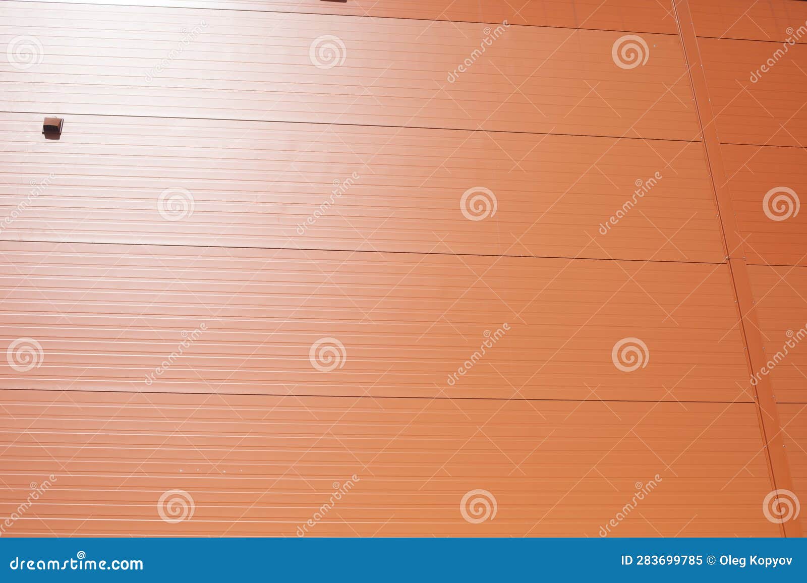 Orange Wall without Windows. There are No Windows in Building Stock ...