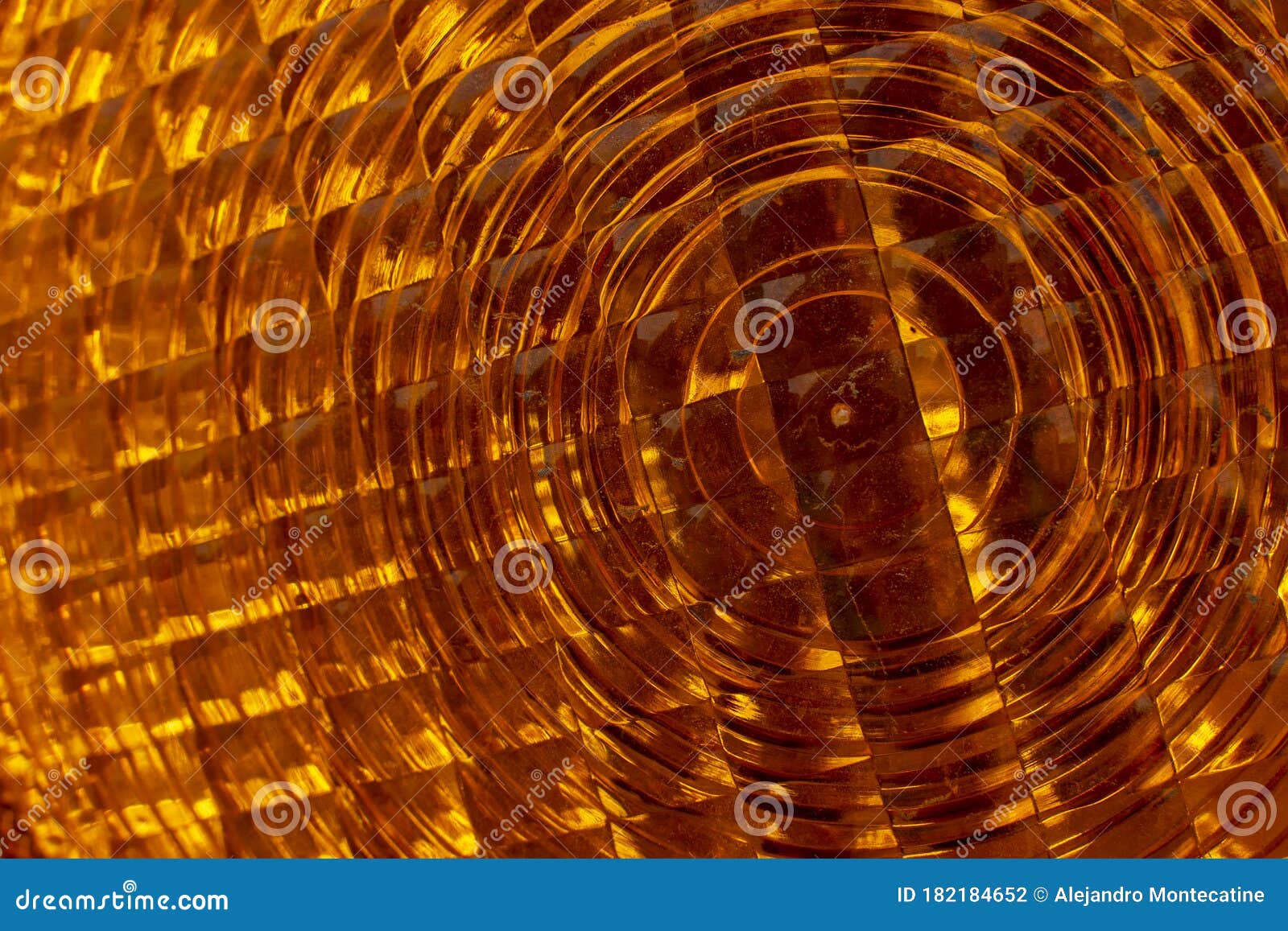 Orange Warning Light Texture. Close-up Stock Photo - Image of detail ...