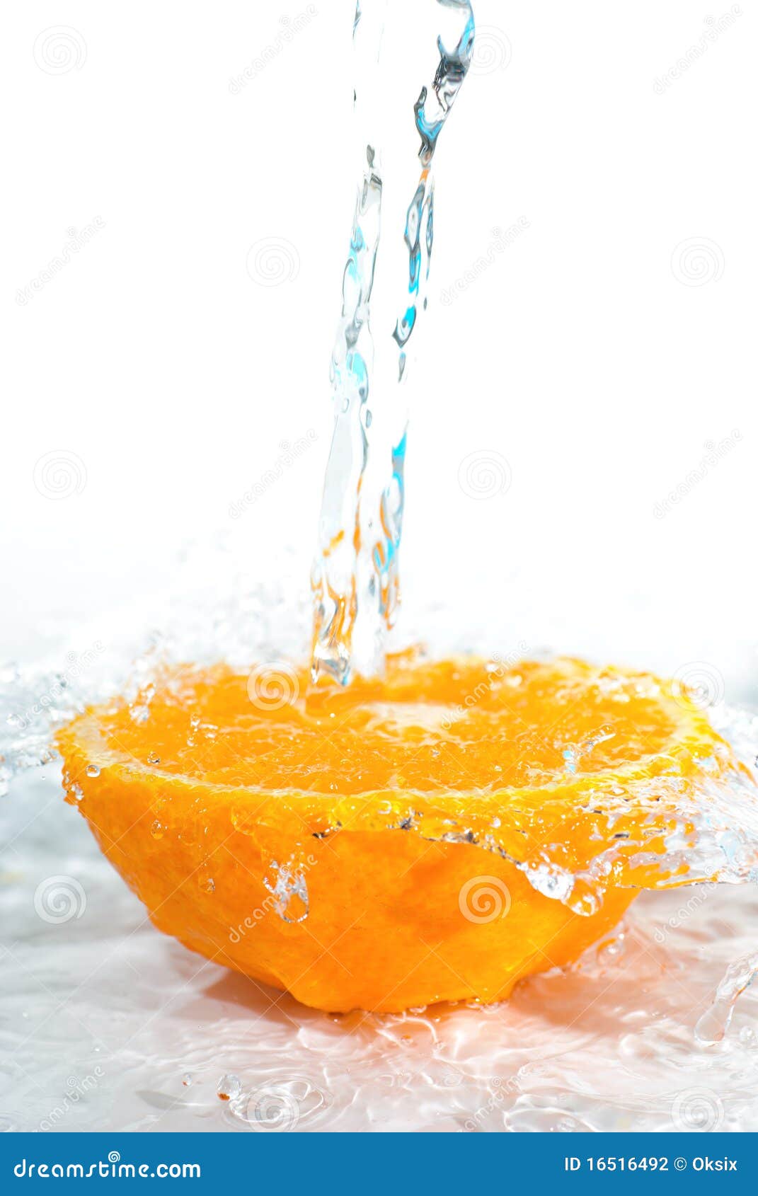 Orange and water stock photo. Image of citrus, healthcare - 16516492