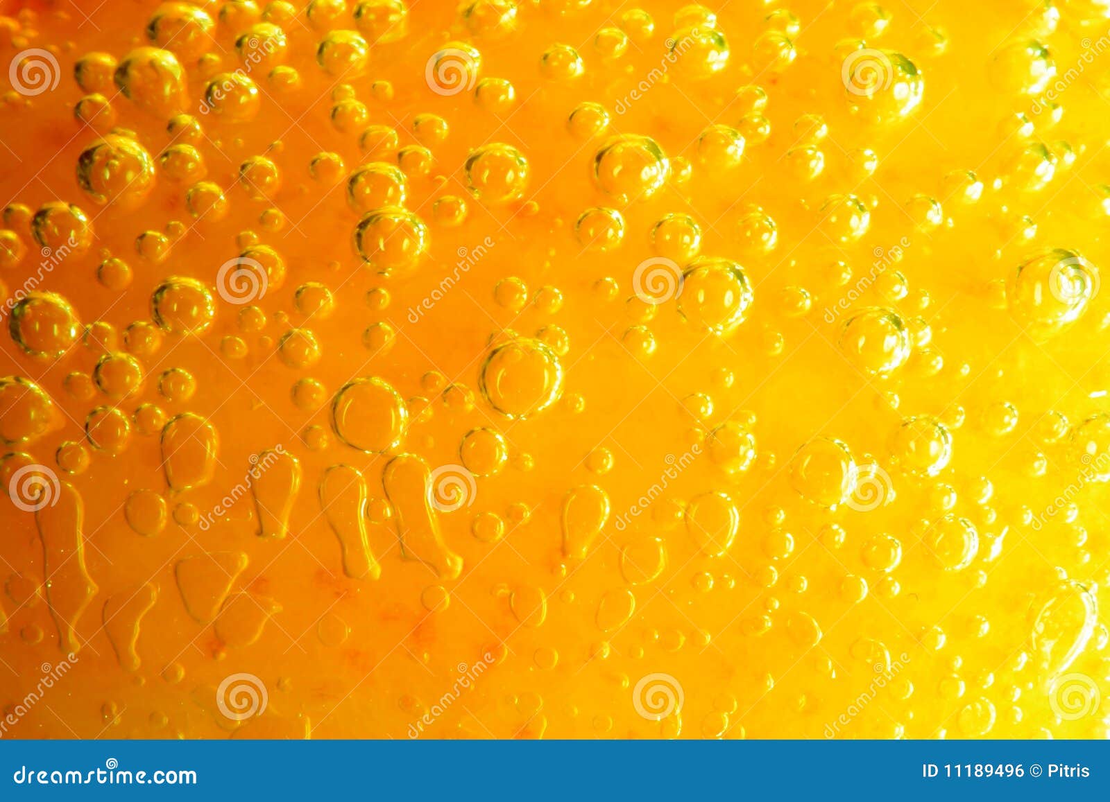 Orange water bubbles stock photo. Image of gradient, fluid - 11189496
