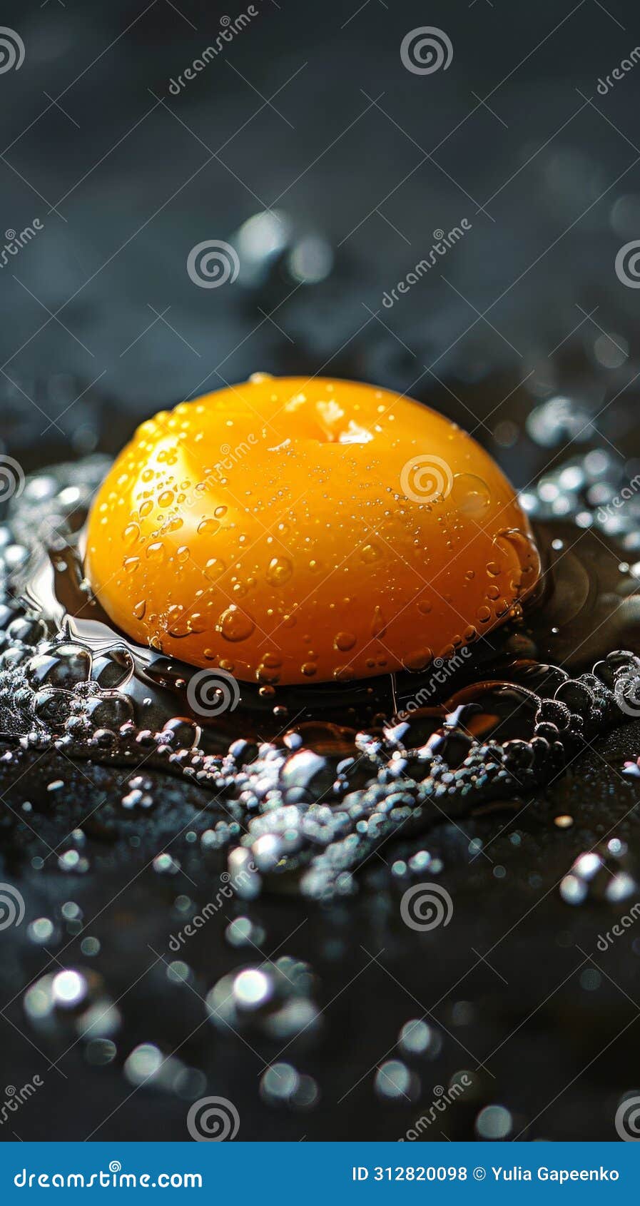 Orange in Water Puddle stock photo. Image of healthy - 312820098