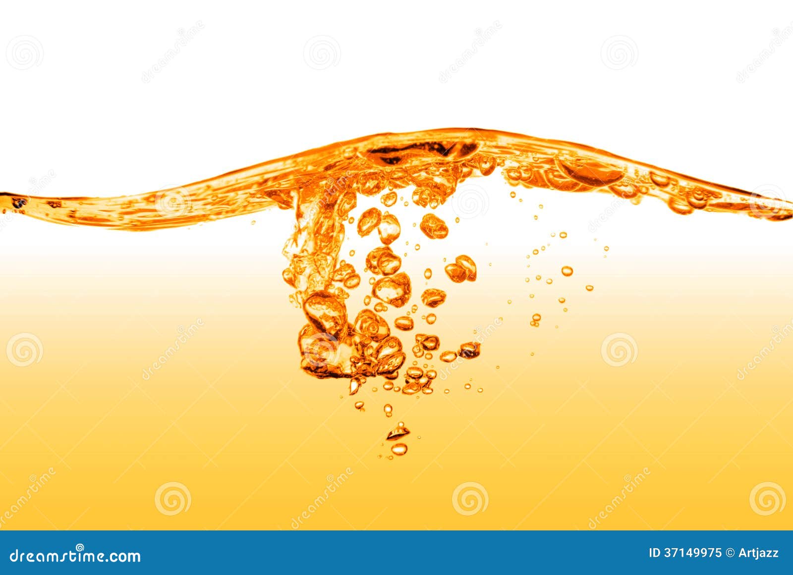 Orange water splash stock image. Image of flowing, cool - 37149975