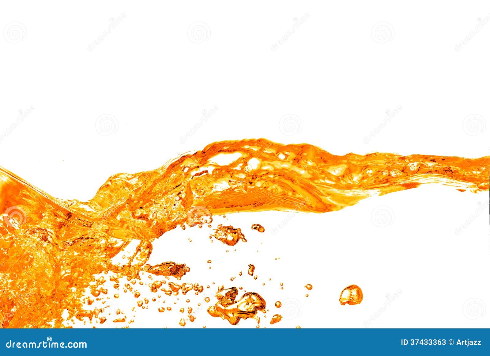 Orange Water Splash Isolated Stock Image - Image of closeup, beer: 37433363