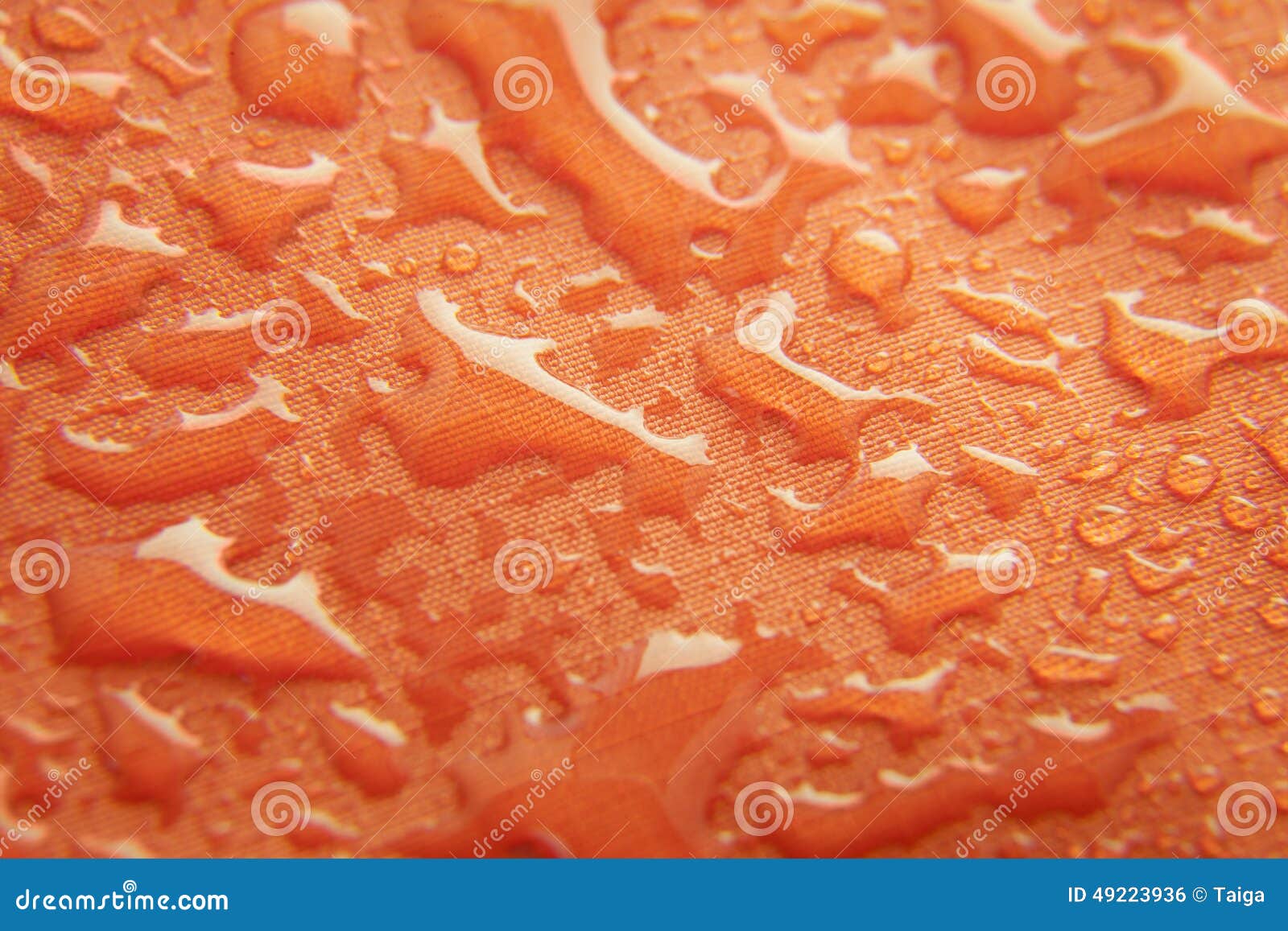 Orange Waterproof Membrane Textile Background Stock Photo - Image of ...