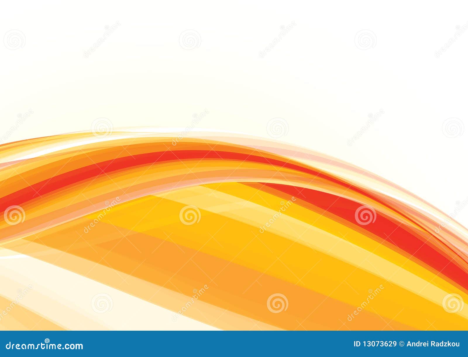 Orange wave stock vector. Illustration of wave, graphic - 13073629