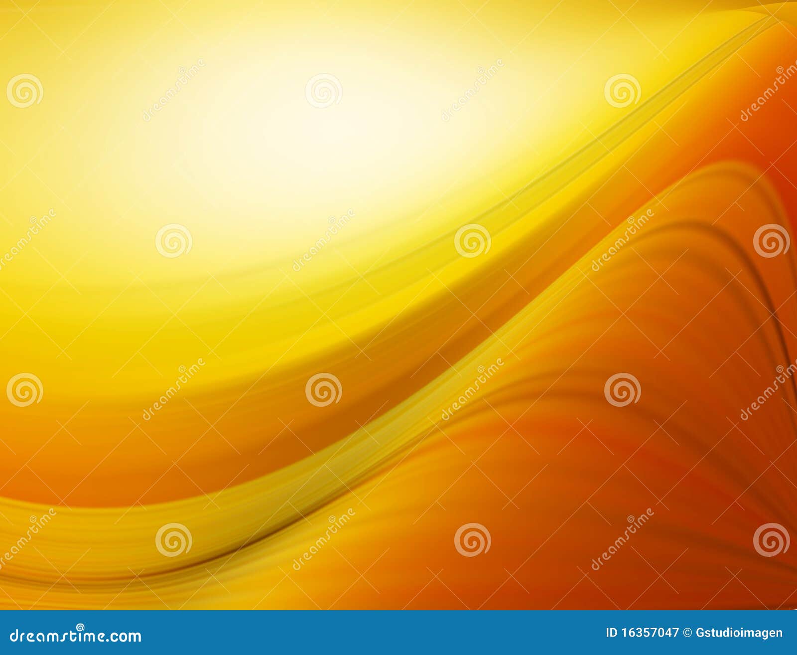 Orange wave stock illustration. Illustration of graphic - 16357047