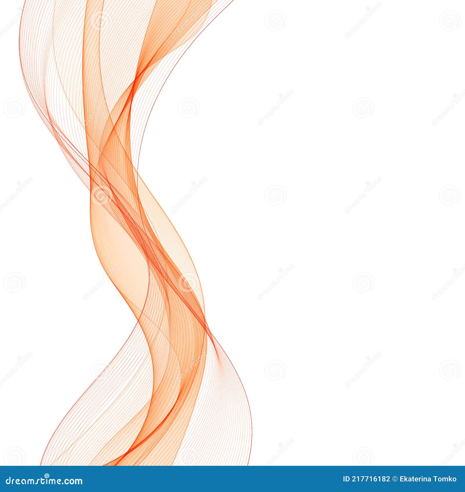 Orange Wave. Abstract Vector Background. Design Element. Eps 10 Stock ...