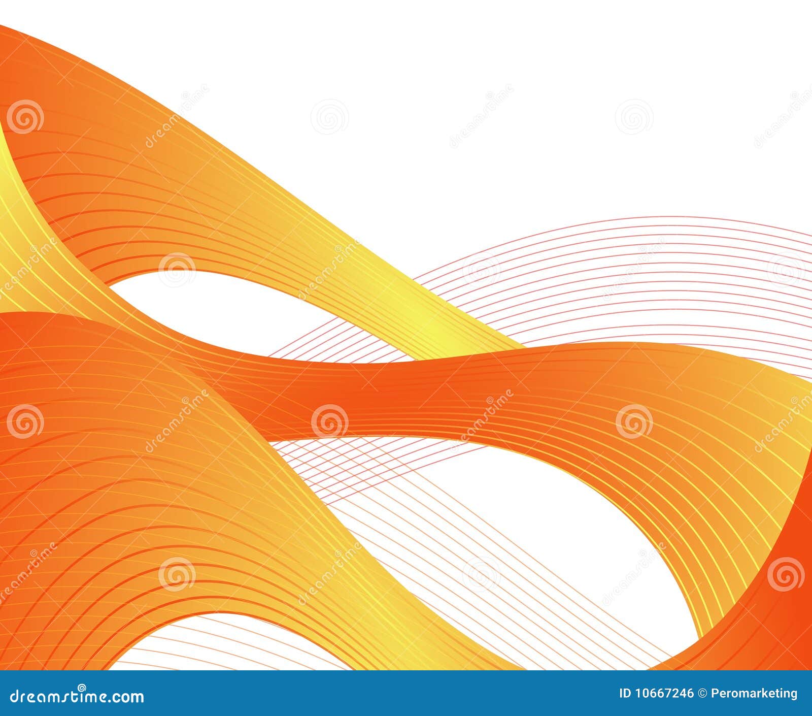 Orange wave background stock illustration. Illustration of wave - 10667246