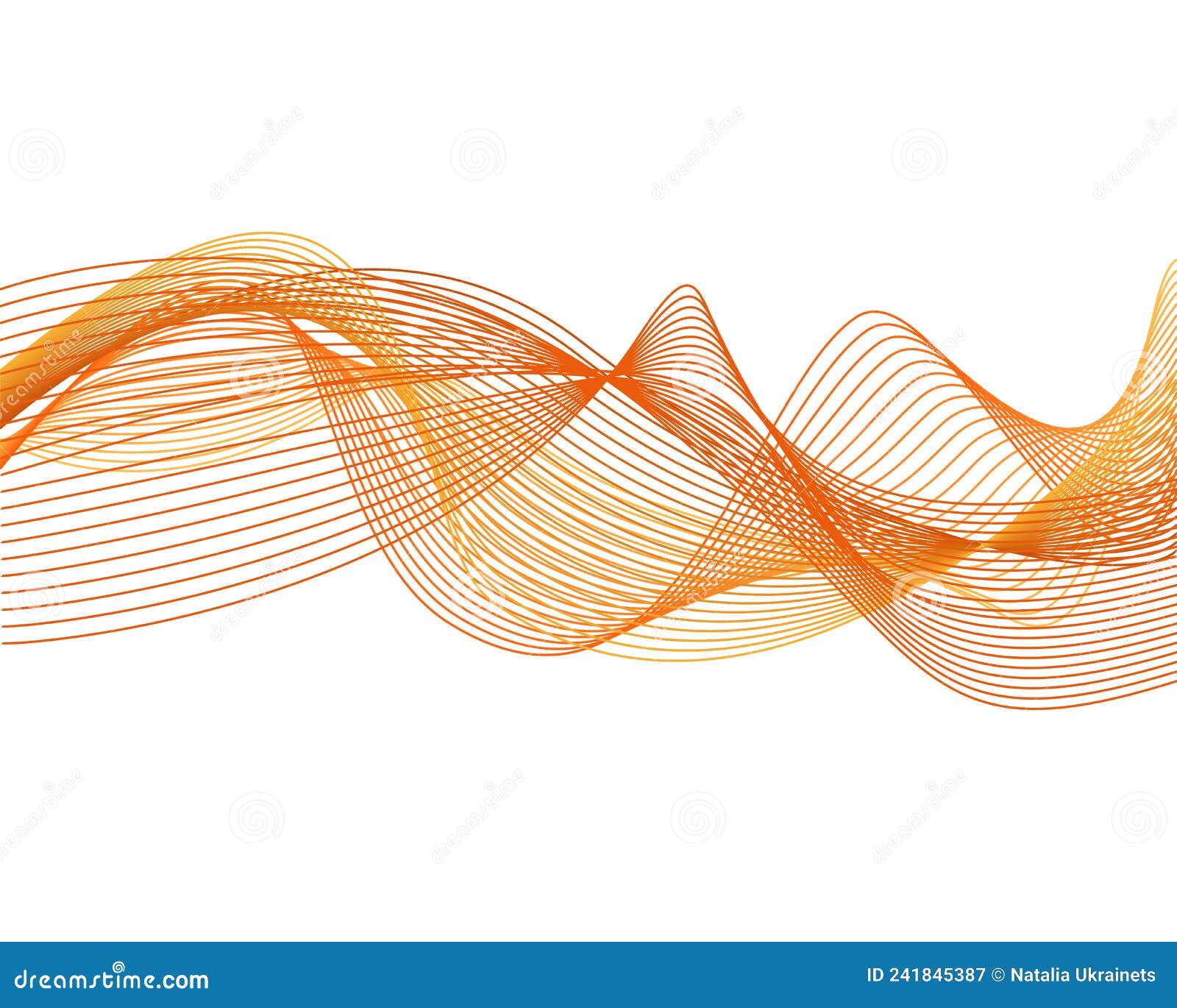 Orange wave background stock vector. Illustration of vector - 241845387