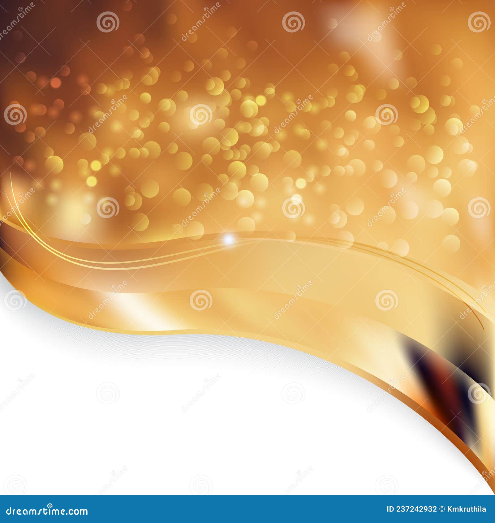 Orange Wave Border Presentation Background Vector Art Beautiful Elegant ...
