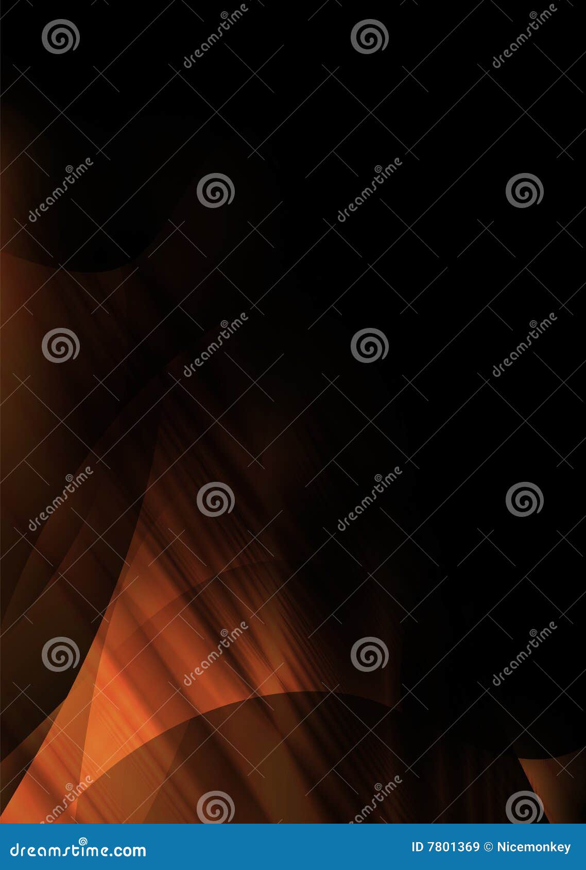 Orange wave corner stock illustration. Illustration of abstract - 7801369