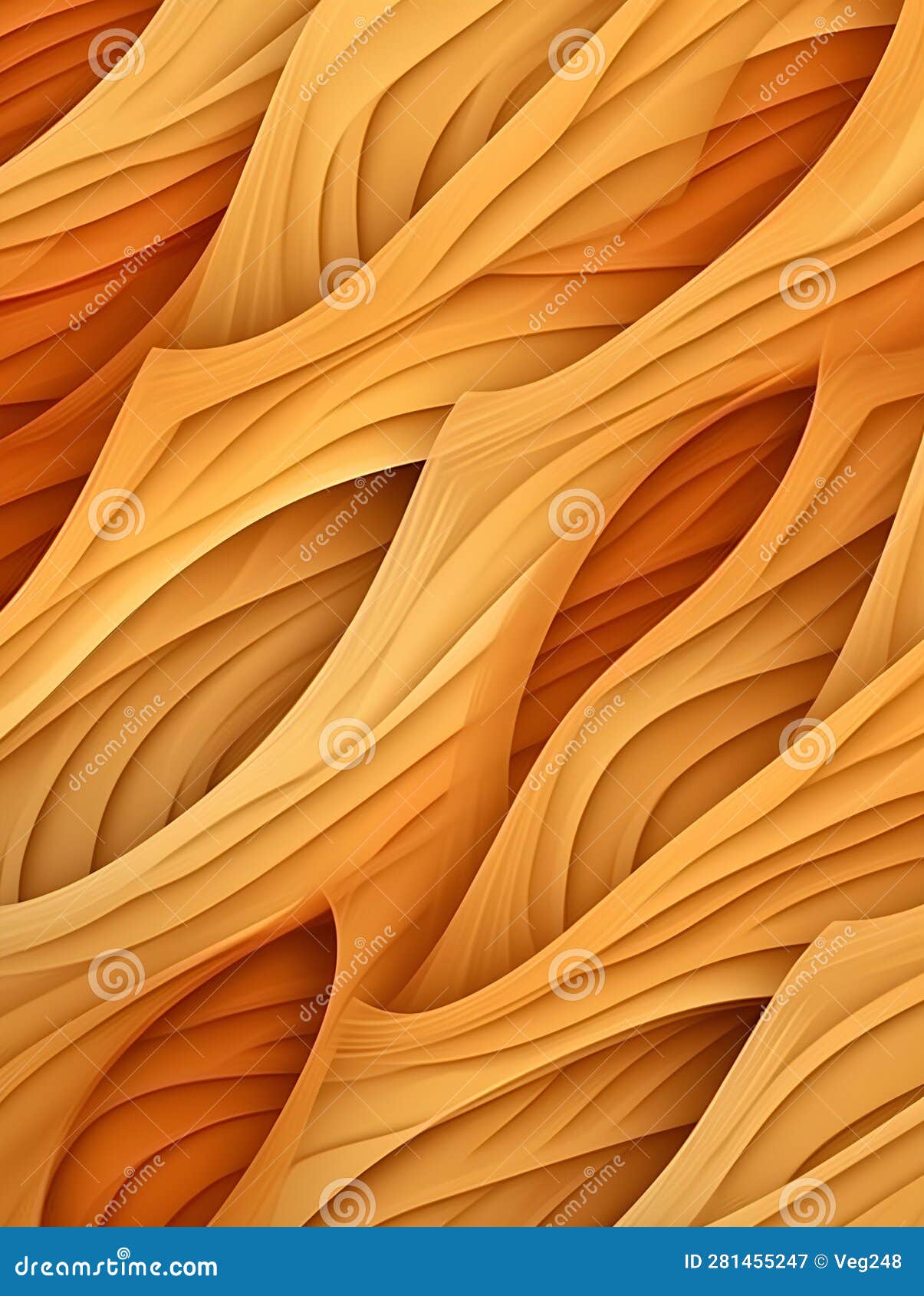 Orange Wave Texture. Background Stock Illustration - Illustration of ...