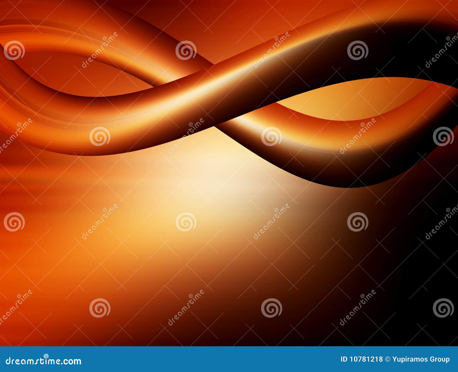 Orange waves stock illustration. Illustration of frame - 10781218