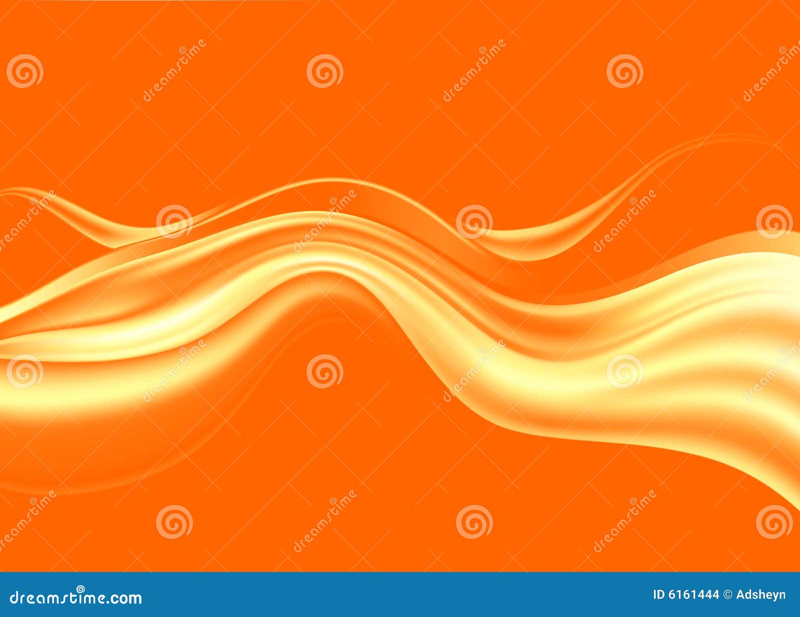 Orange_waves_background stock vector. Illustration of liquid - 6161444