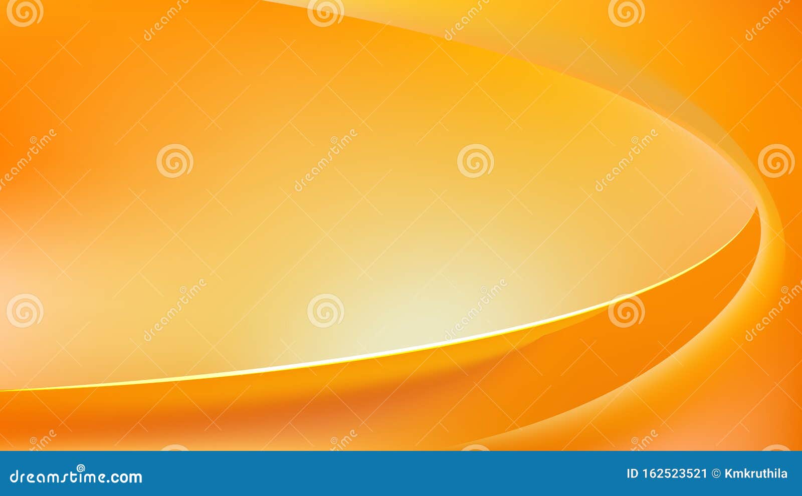 Orange Wavy Background stock vector. Illustration of illumination ...