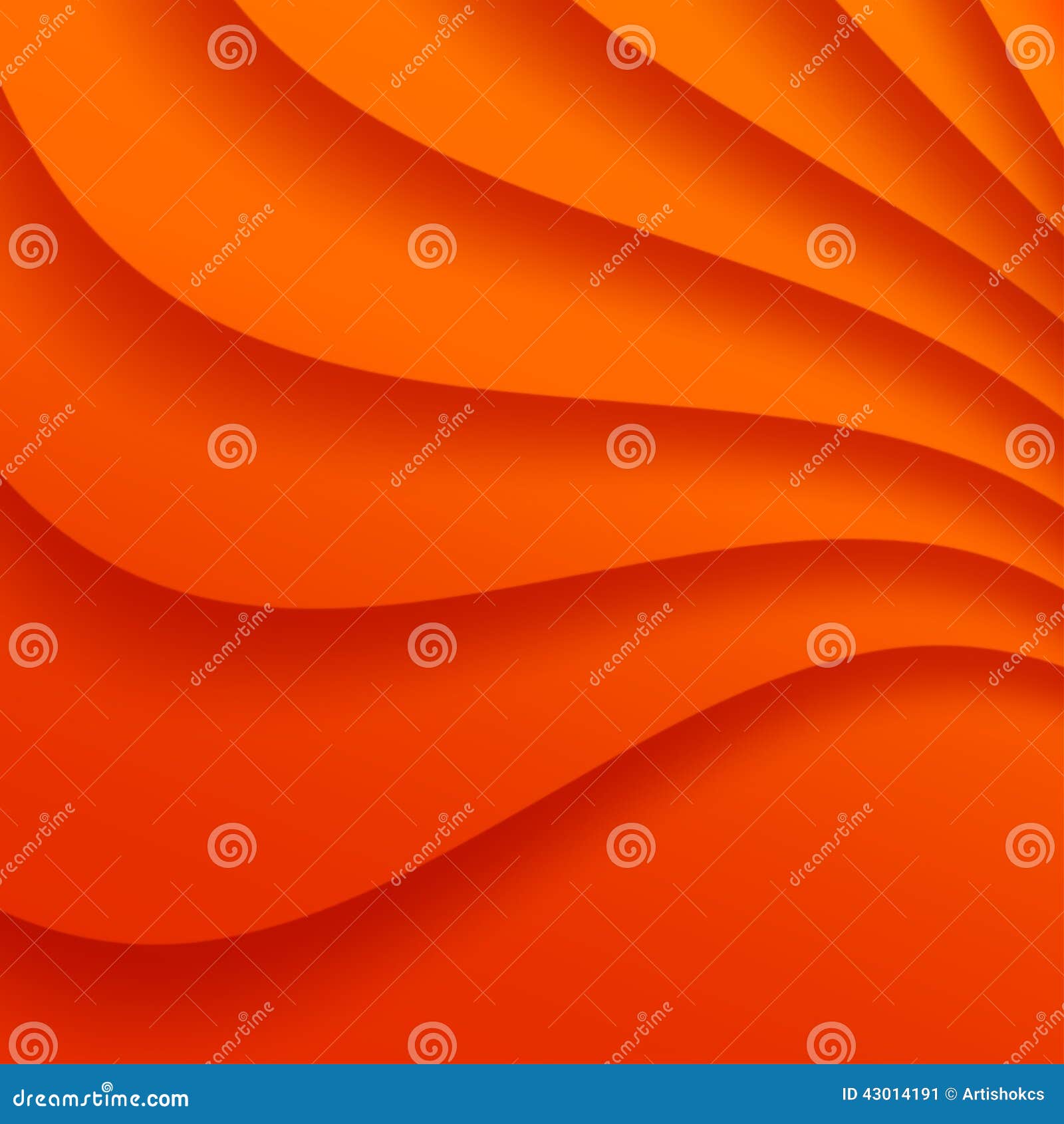 Orange Wavy background. stock vector. Illustration of contemporary ...