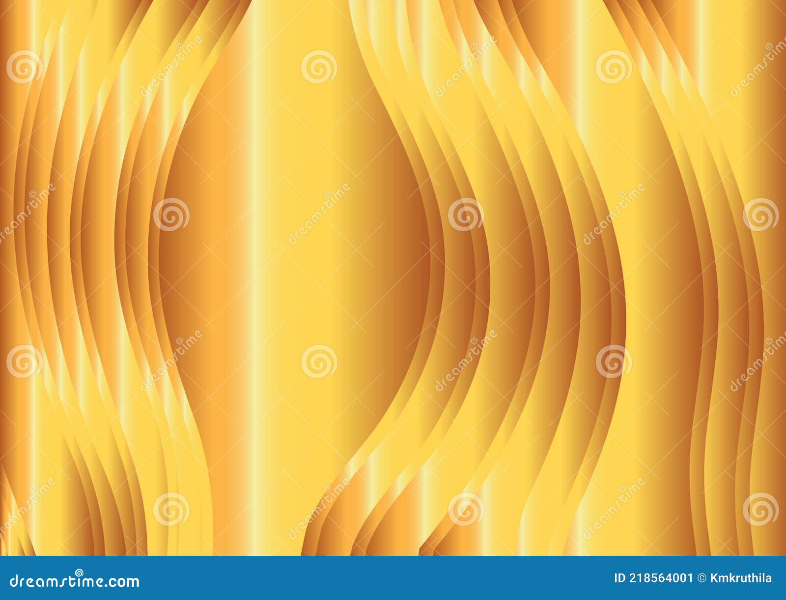 Orange Wavy Background Vector Image Stock Vector - Illustration of ...