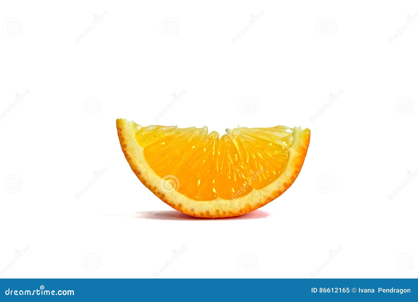 Orange Wedge stock image. Image of white, food, closeup - 86612165