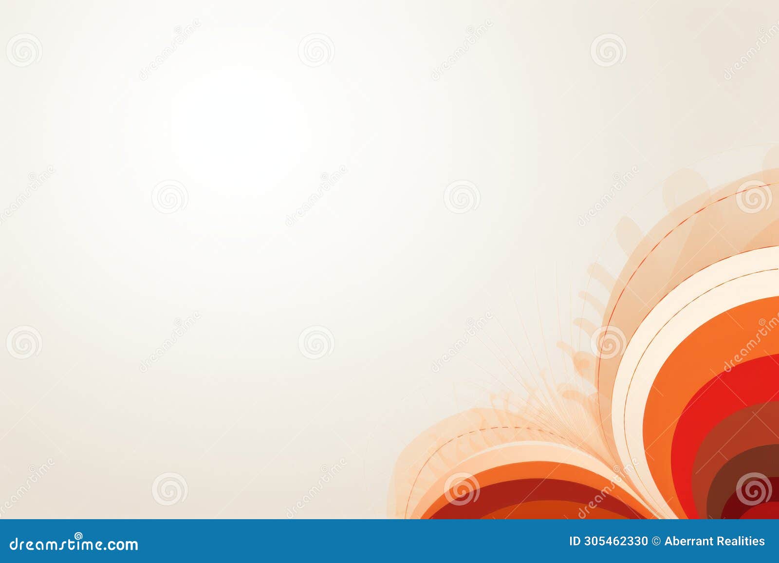 An Orange and White Background with an Abstract Design Stock ...