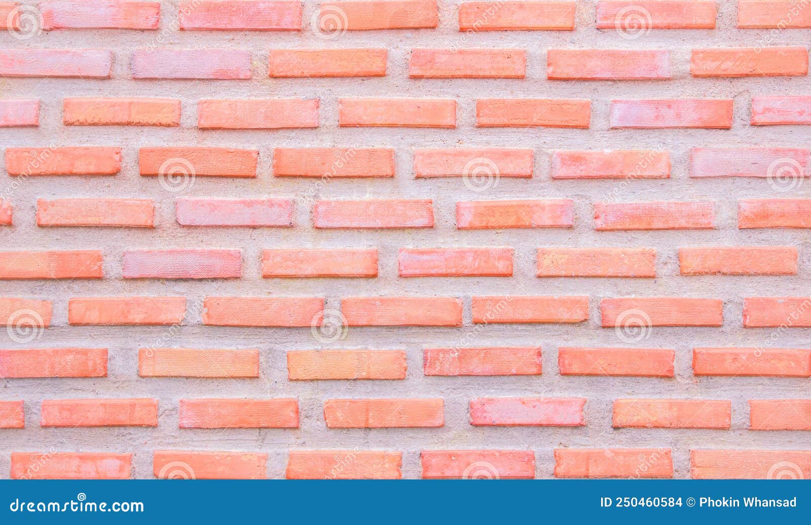 Orange and White Brick Wall Texture Background. Brickwork and Stonework ...