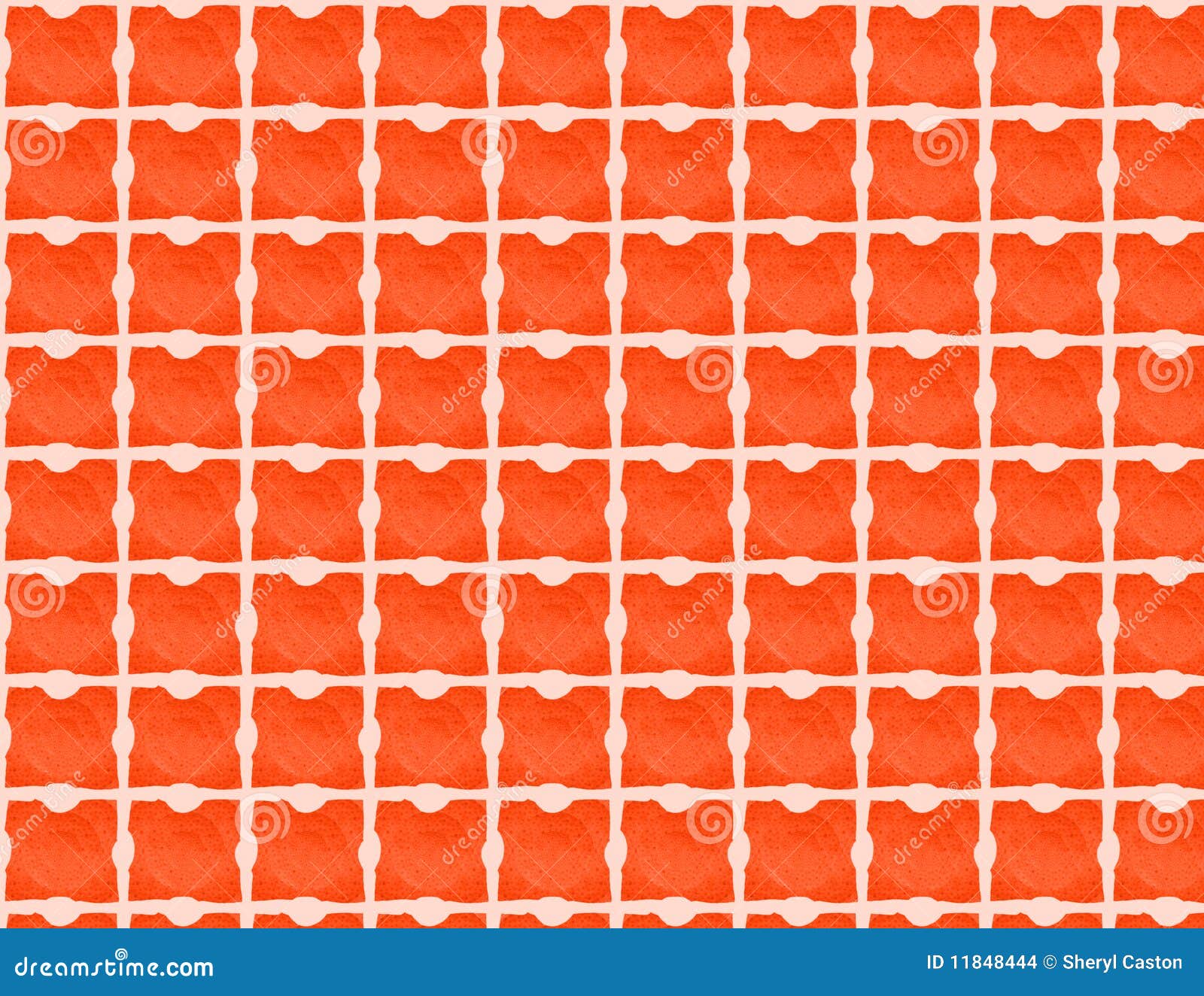 Orange and White Checked Pattern Stock Illustration - Illustration of ...