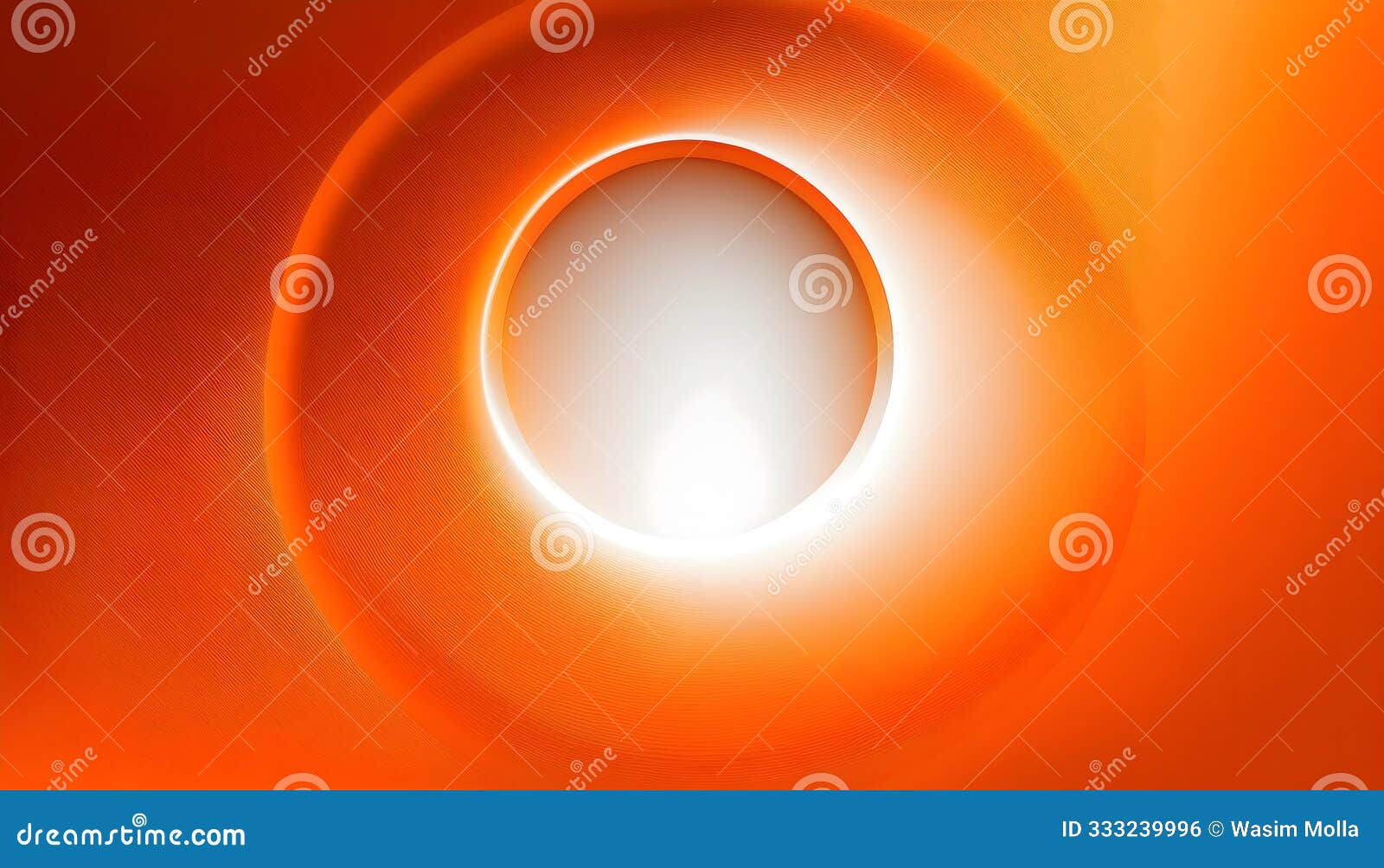 Orange and White Color Abstract Background with Round Holes 3d Effect ...