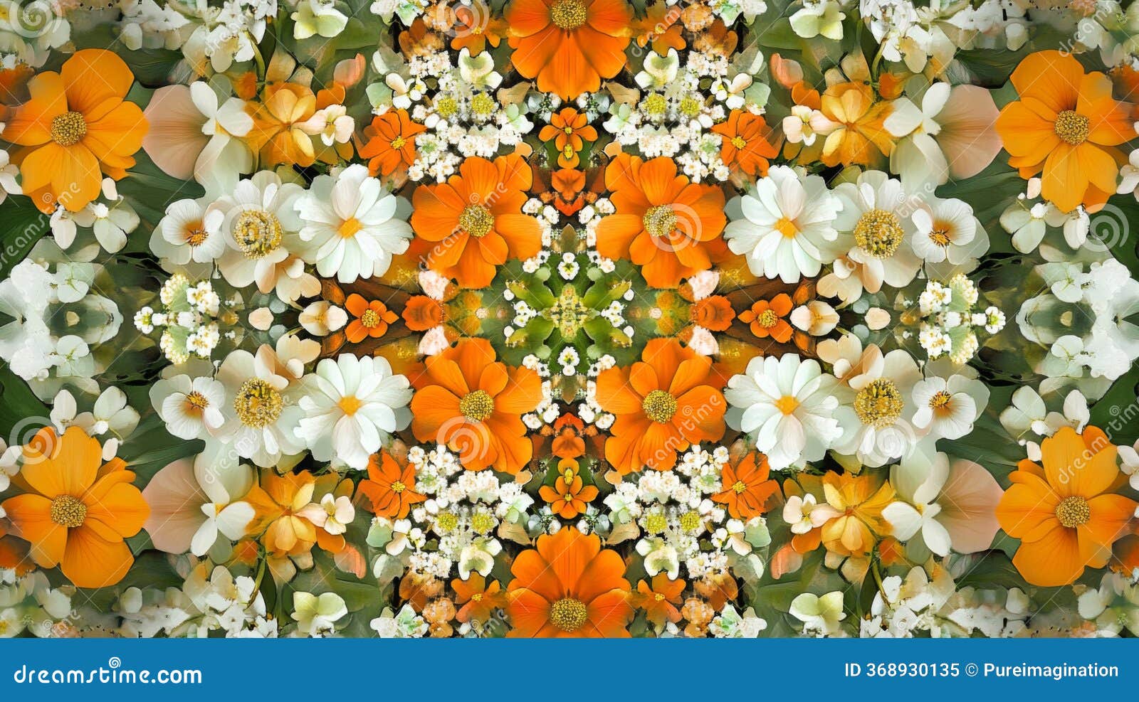 Flower Kaleidoscope Pattern Stock Photo | CartoonDealer.com #1951596
